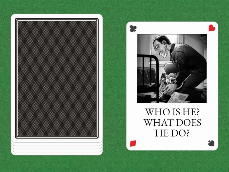 NEWSPAPER CHASE - Speaking cards