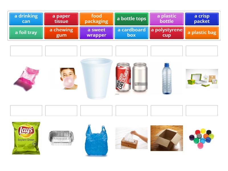 Rubbish Vocabulary (Project 3 Unit 5C) kopie - Match up