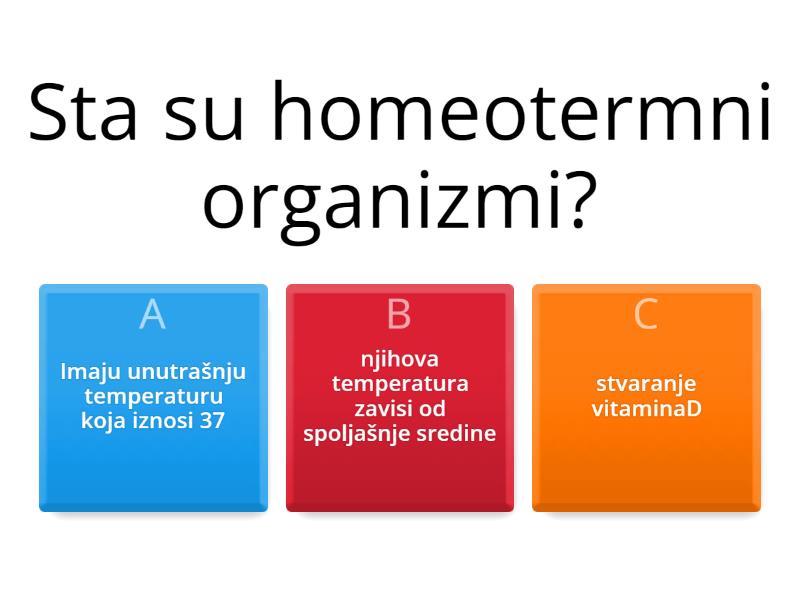 Biologija - Quiz