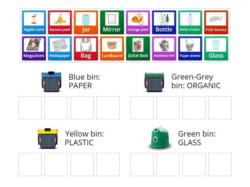 Recycling 1 - Group sort