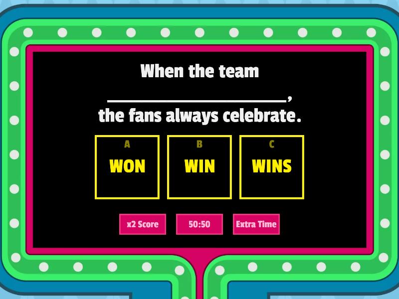 Gold experience B1 zero conditionals quiz - Gameshow quiz