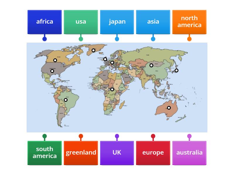 Geography - Labelled diagram