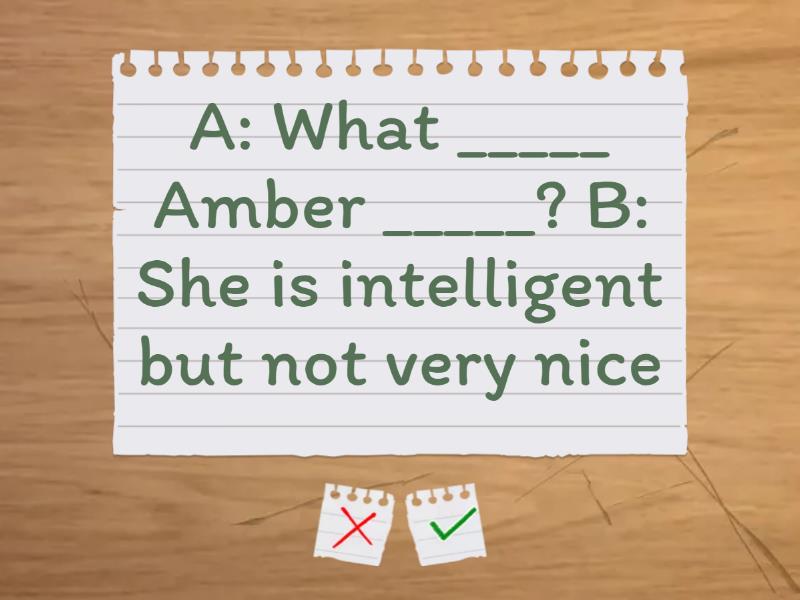 Like/Look like/Be like practice - Flash cards