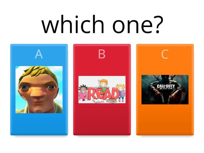 chose which one - Quiz