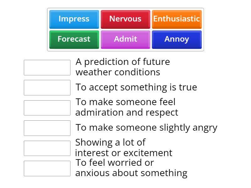 Tips Match Vocab Match Up