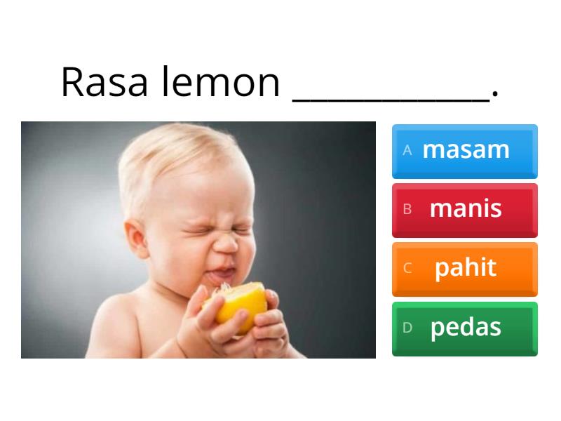 Kata Adjektif (Rasa) - Quiz