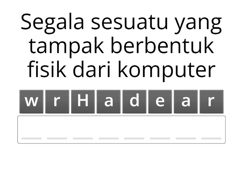BASIC INFORMATIKA - Anagram