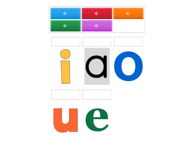 Fundations Short Vowel with Sound - Match up