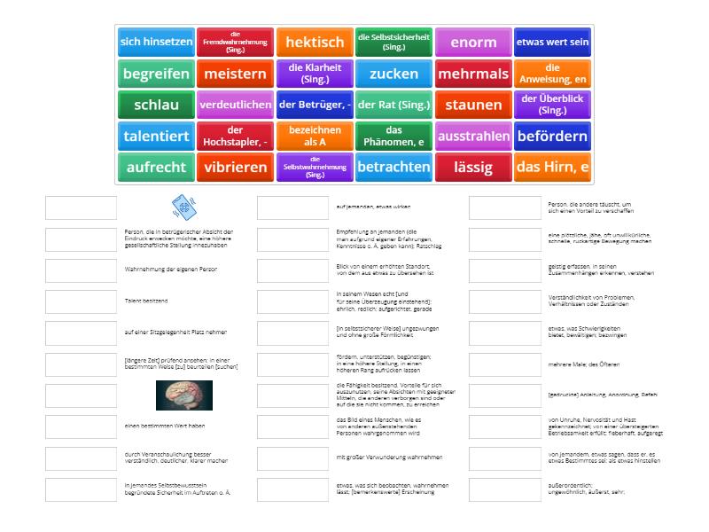Vielfalt C1 L2 W3 Hochstapler - Match up