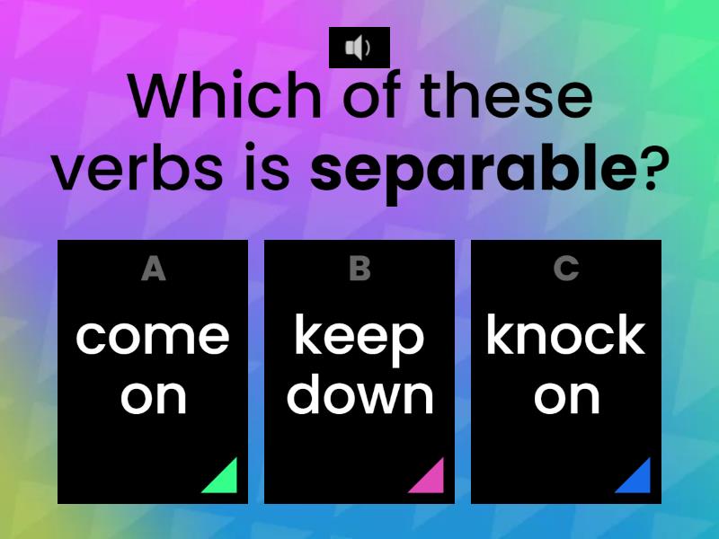 Musical Phrasal Verbs - Level 2 - Quiz