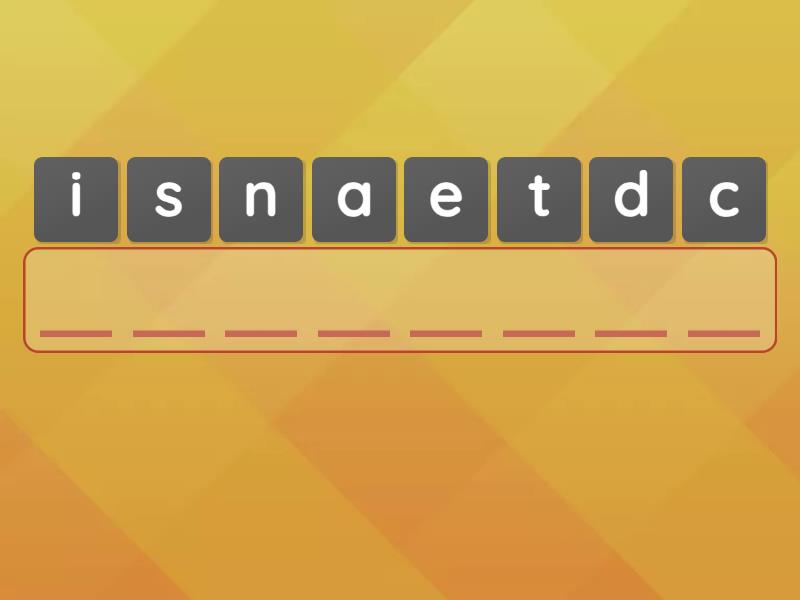 Let's spell it out! - Anagram