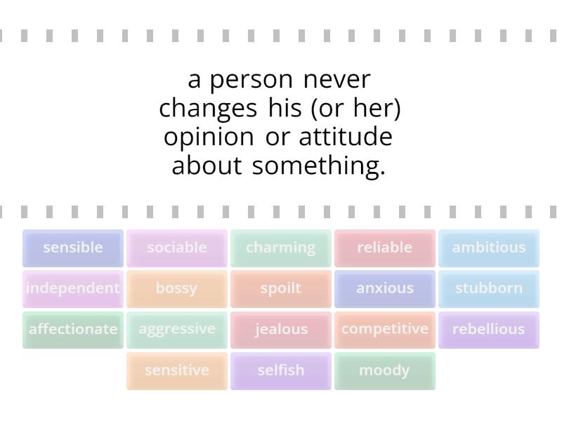 PERSONALITY MATCH - Find the match