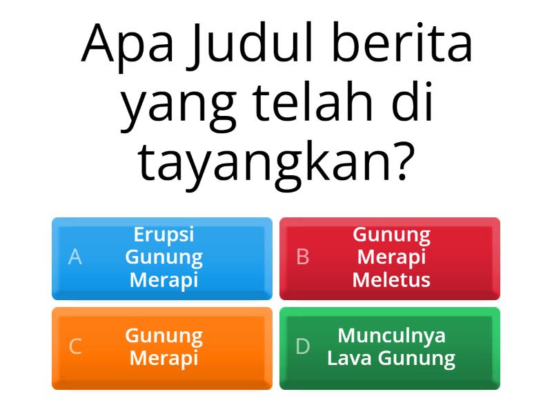 Kelas 5 Teks Informatif - Quiz