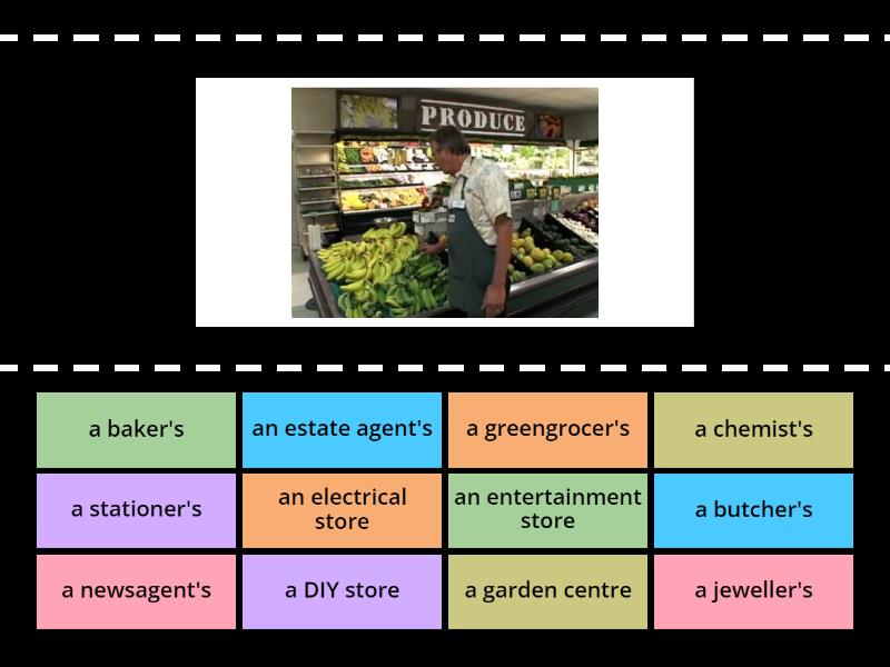 Kinds of Shops and more - Find the match