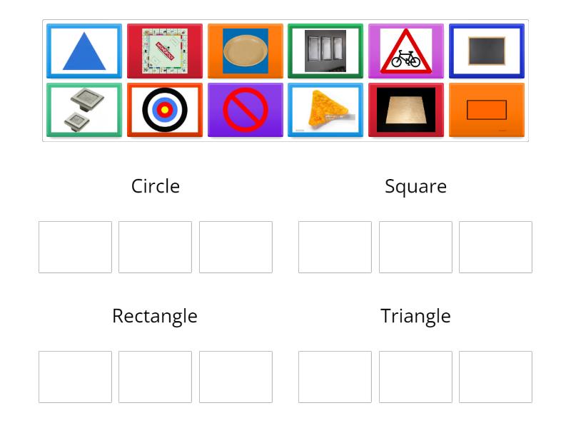 Shapes Sort Group Sort