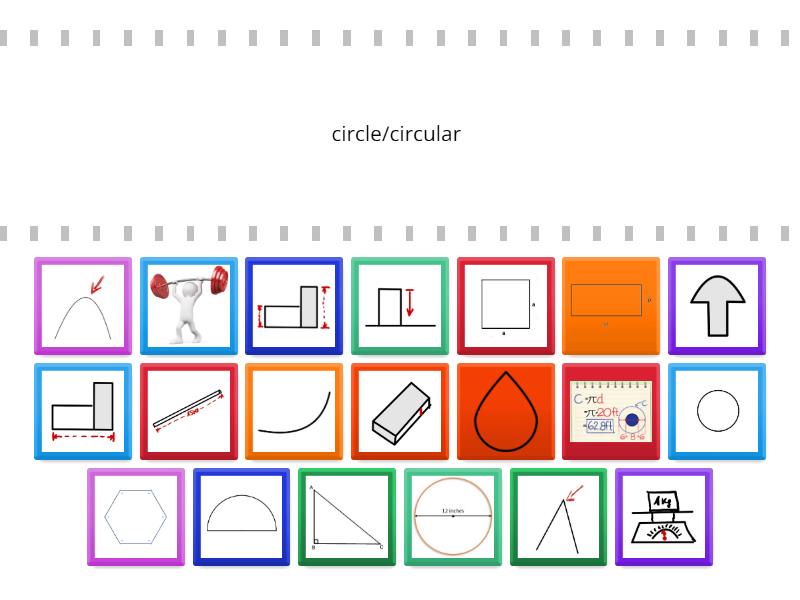 Shapes and Dimensions - Find the match