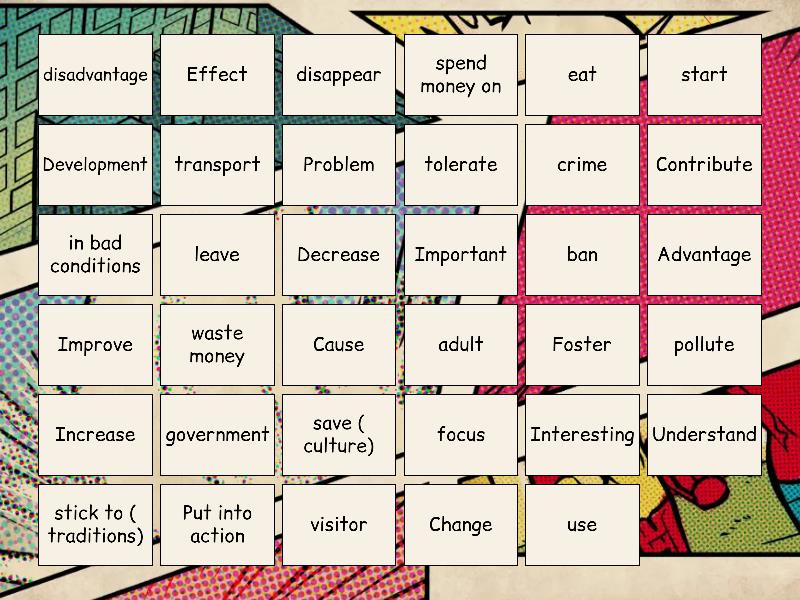 synonyms - Flip tiles