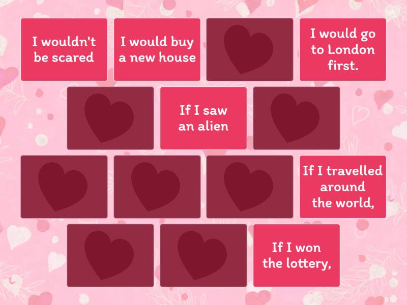 Second conditional sentences - Matching pairs