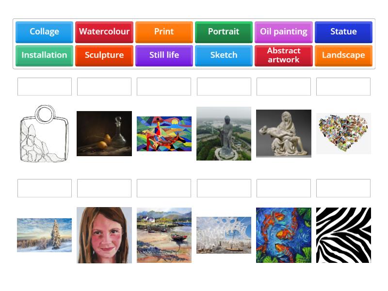 Roadmap B2 Unit 8C Visual Art - Match up