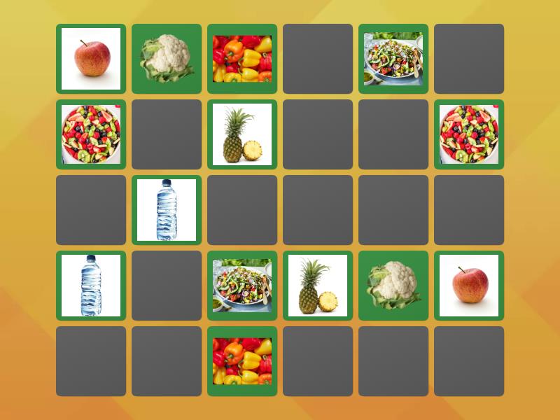 Healthy Eating - Matching pairs