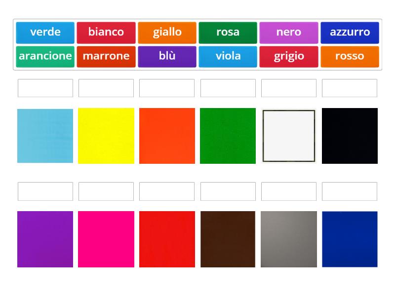 I colori - Match up