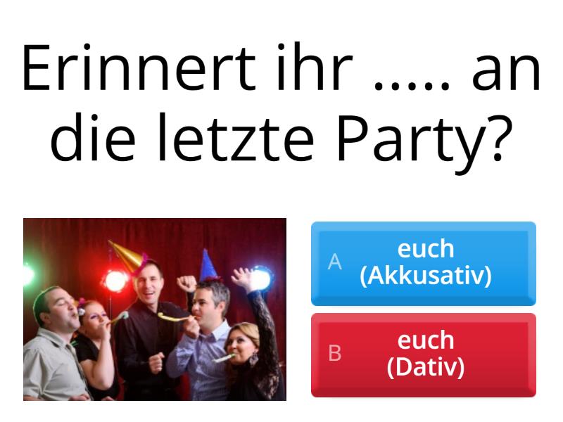 Reflexivpronomen Dativ + Akkusativ_TRAINING - Quiz