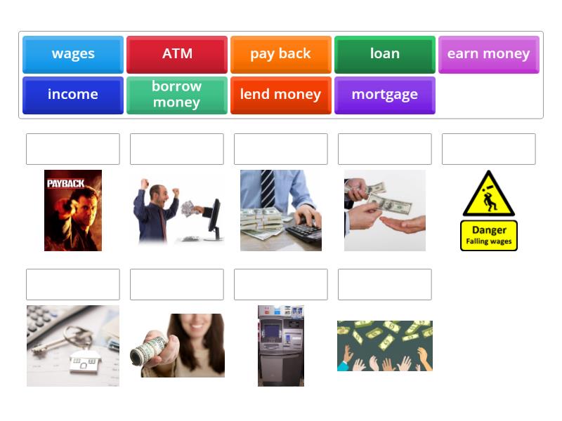 money words Elem - Match up