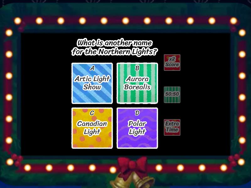 Northern Lights Quiz - Gameshow quiz