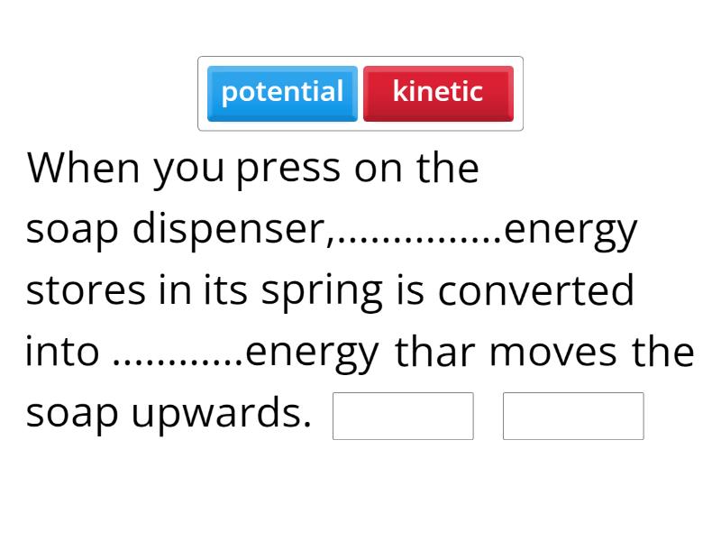 Devices and Energy - Complete the sentence