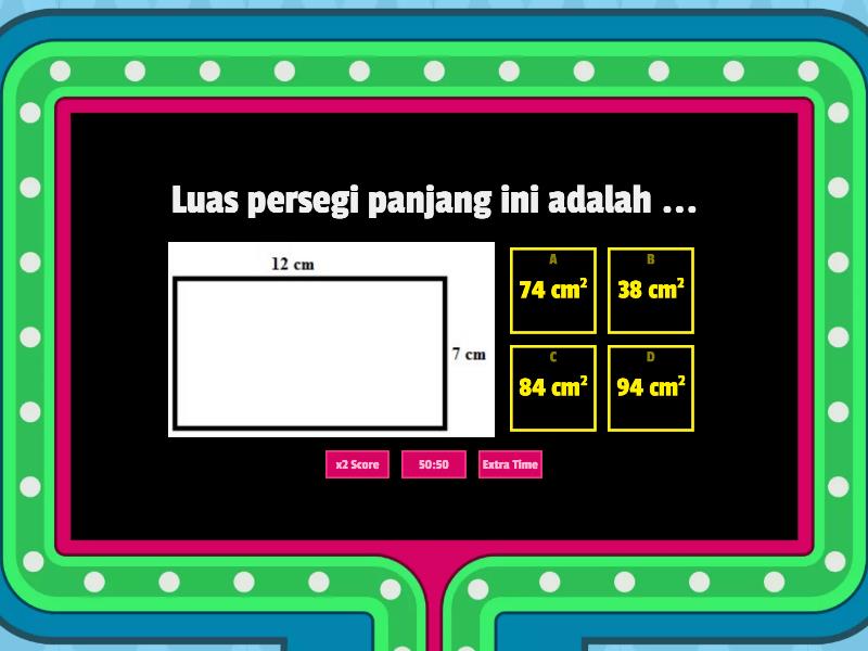 Pilihlah jawaban yang benar! - Gameshow quiz