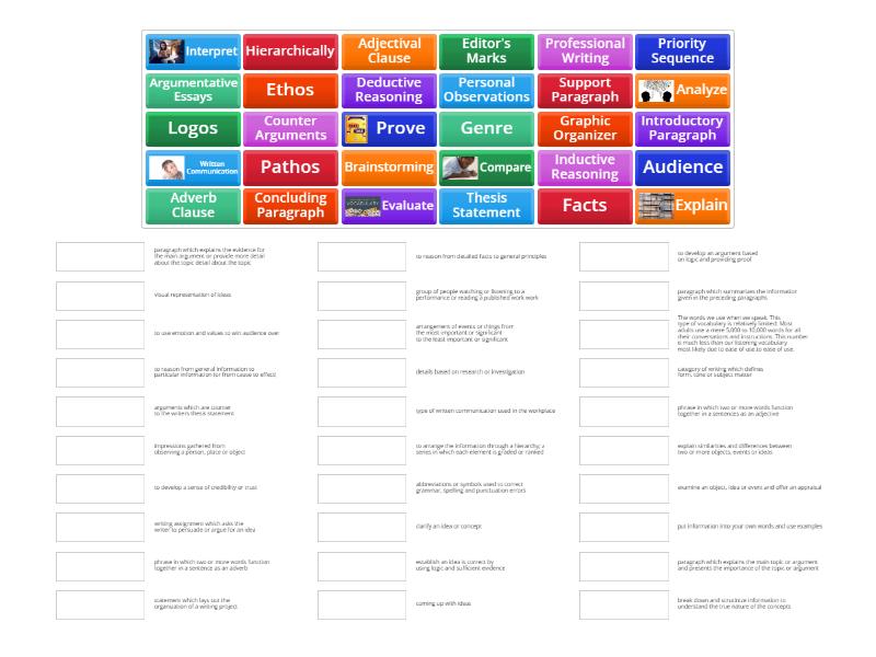 Vocabulary Adventure- Drag& Drop Game - Match up Vocabulary Adventure- Drag& Drop Game - Match up