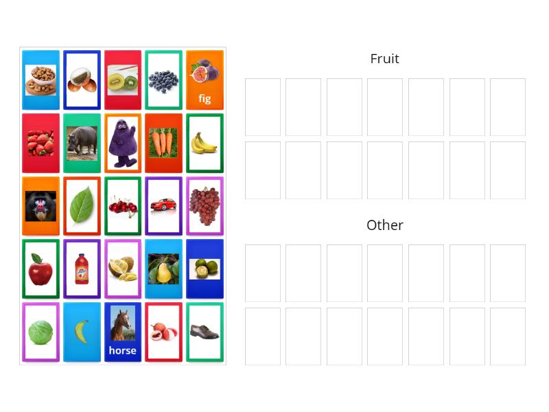Fruit or Not? - Group sort