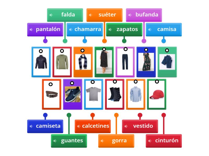Ropa - Labelled diagram