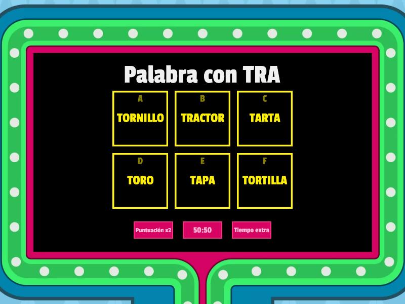 PALABRAS CON TR - Concurso de preguntas