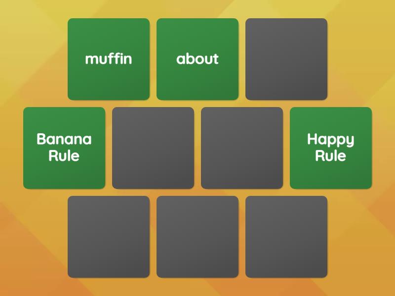 Barton 4 rules - Matching pairs