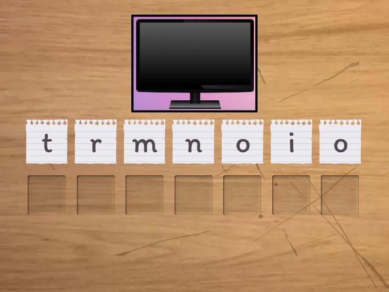 Parts of Computer - Anagram