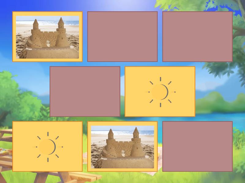 Match the two identical cards together, then identify each pair by ...