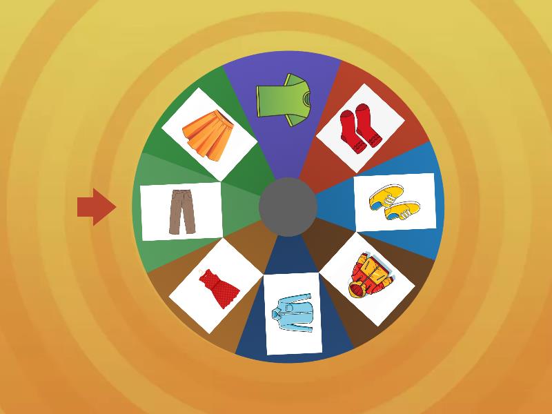 Clothes - Spin the wheel
