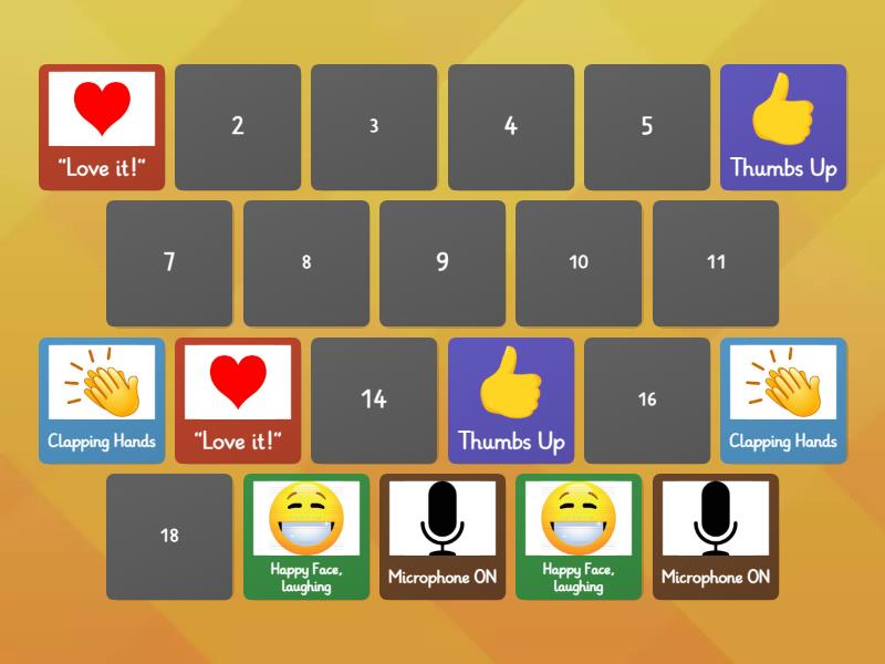 MS Teams Matching Game - Matching pairs