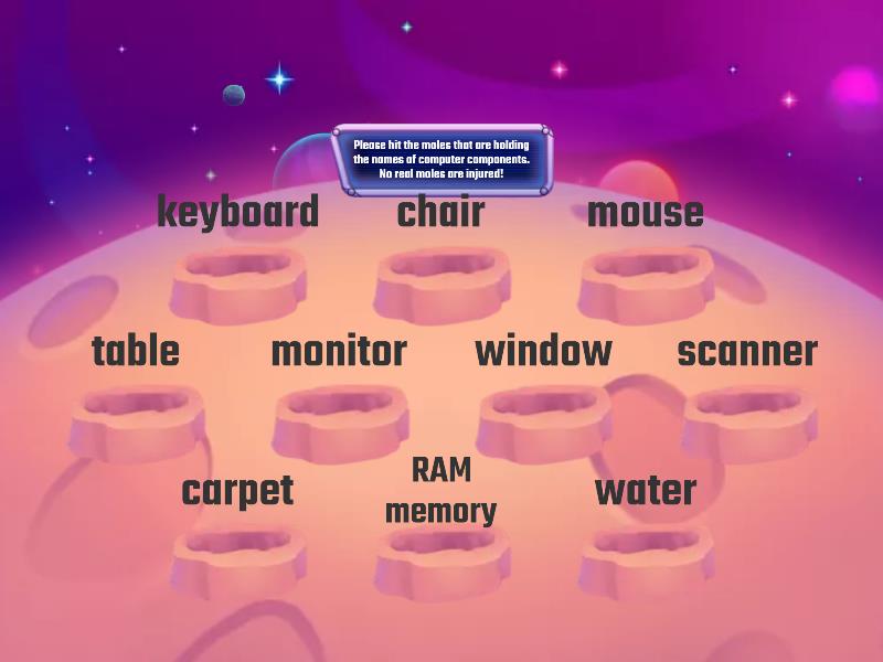 Computer Components - Whack-a-mole