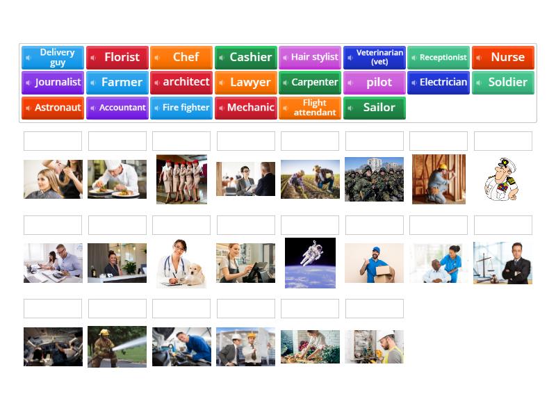 Speaking Jobs - Match up