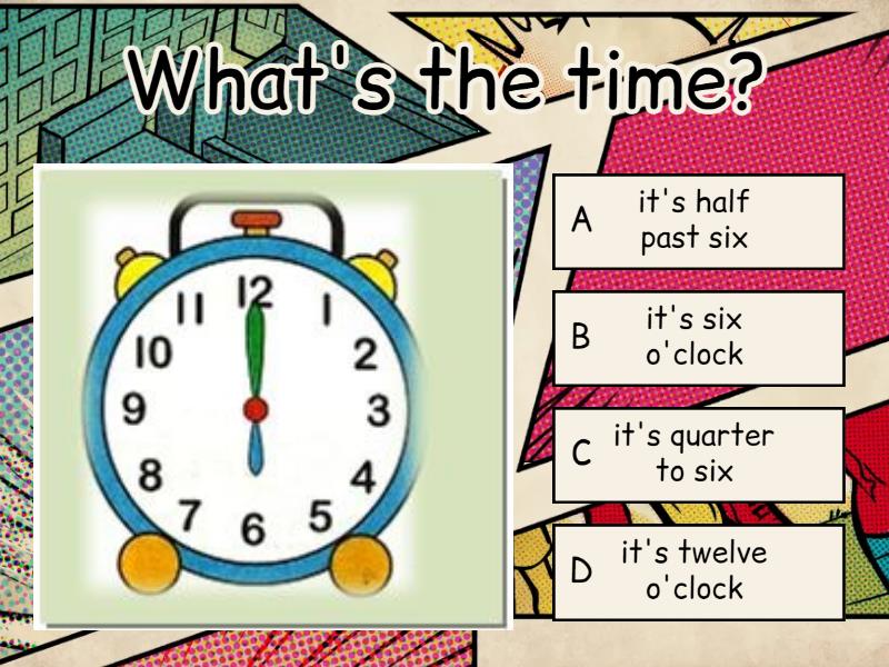 FF2 Unit 11 What`s the time? - Quiz