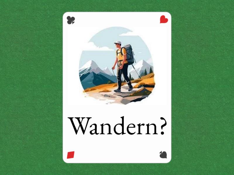Hobbys - Was machst du gern? - Flash cards