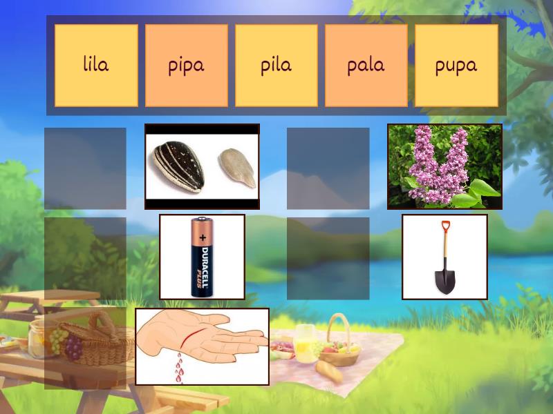 LETRA P Y L - Match up