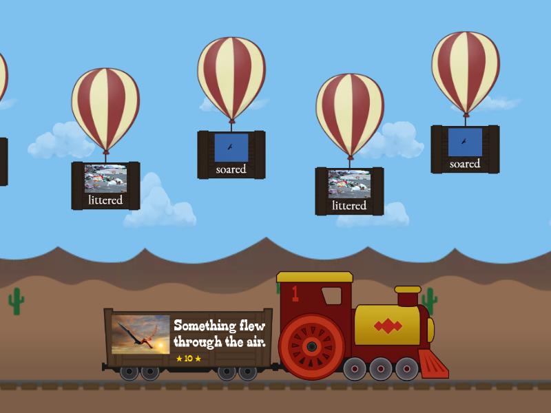 Vocabulary "Brothers at Bat" - Balloon pop