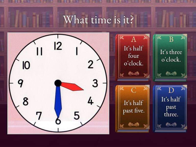 TELLING THE TIME Practice - Quiz