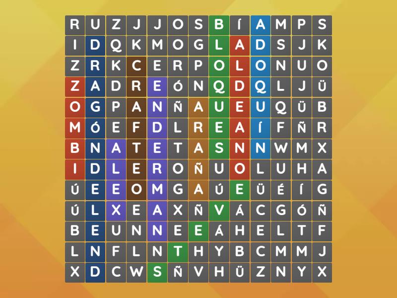 de Minecraft. - Sopa de letras