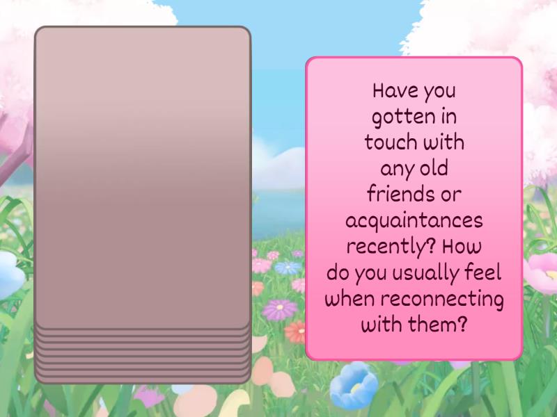 Roadmap B2, unit 2A - Speaking cards