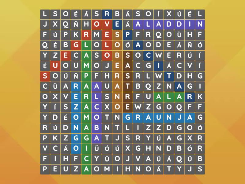 Sopa de letras la puerta secreta - Wordsearch