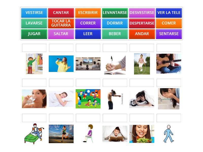 los verbos - Match up